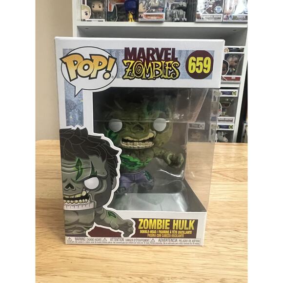 Marvel | Toys | Vaulted Zombie Hulk Funko Pop Bobblehead 659 Marvel ...